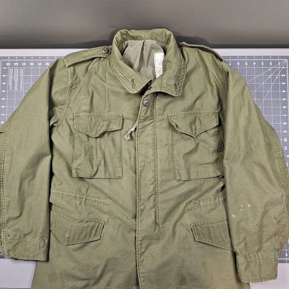 U.S. Army | Jackets & Coats | Vintage M65 Field Jacket Mens Medium Og 7 1981 Green Vietnam ...